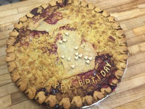 Brighton Pie Shop Bakes Giant Michigan Birthday Pie - Grand Traverse ...